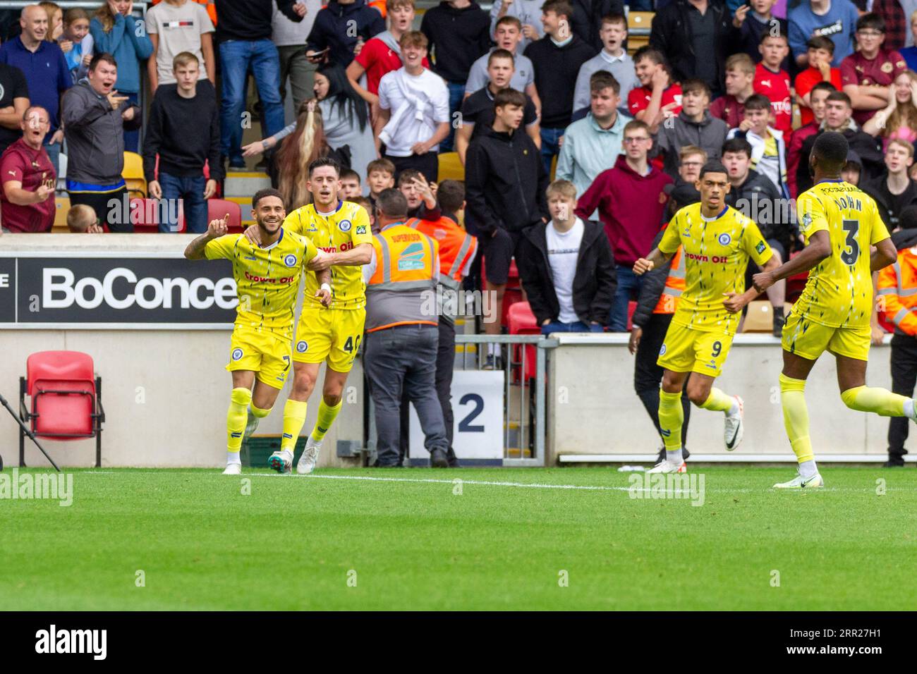 York, United Kingdom, 28 August 2023, Tyrese Sinclair scored at the ...