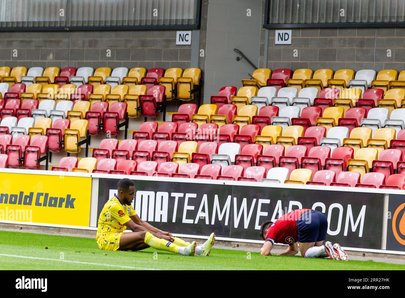 York, United Kingdom, 28 August 2023, York City VS Rochdale at the LNER ...