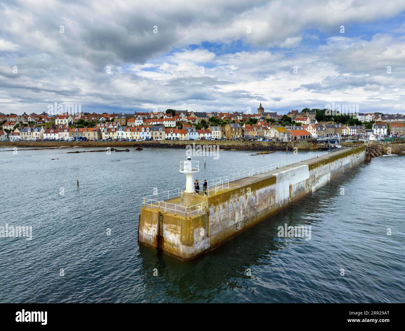 Aerial view pittenweem hi-res stock photography and images - Alamy