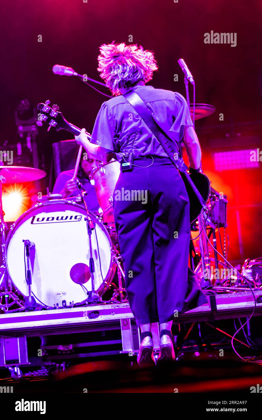 Turin Italy. 26th Aug 2023. The Italian rock band VERDENA performs live ...