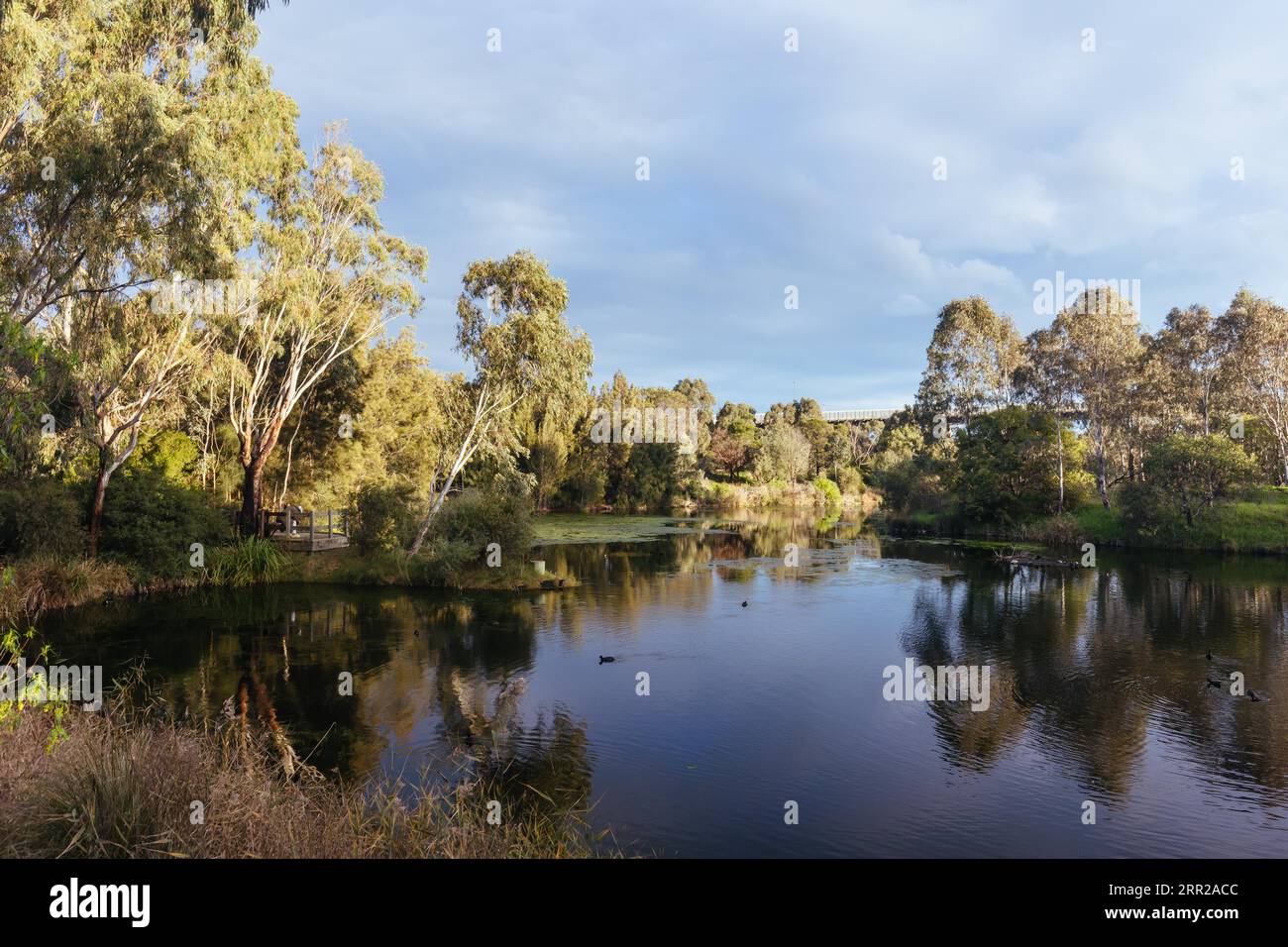 The famous Westgate park known for its occasional pink salt lake in ...
