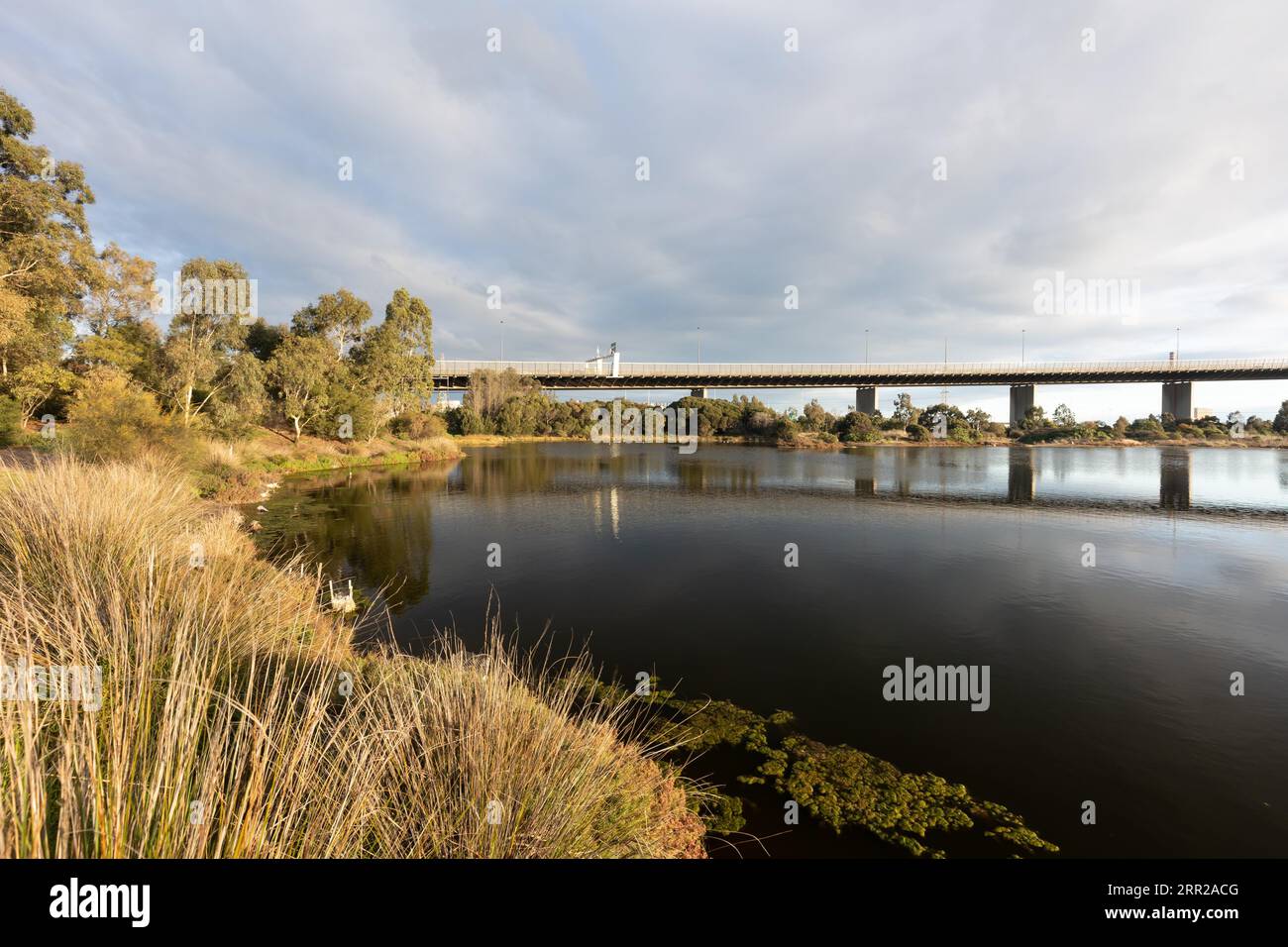 The famous Westgate park known for its occasional pink salt lake in ...