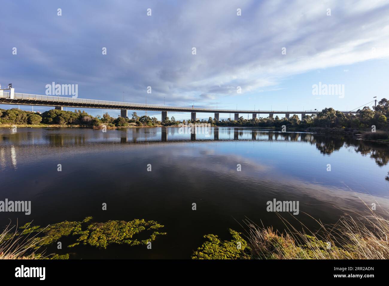The famous Westgate park known for its occasional pink salt lake in ...
