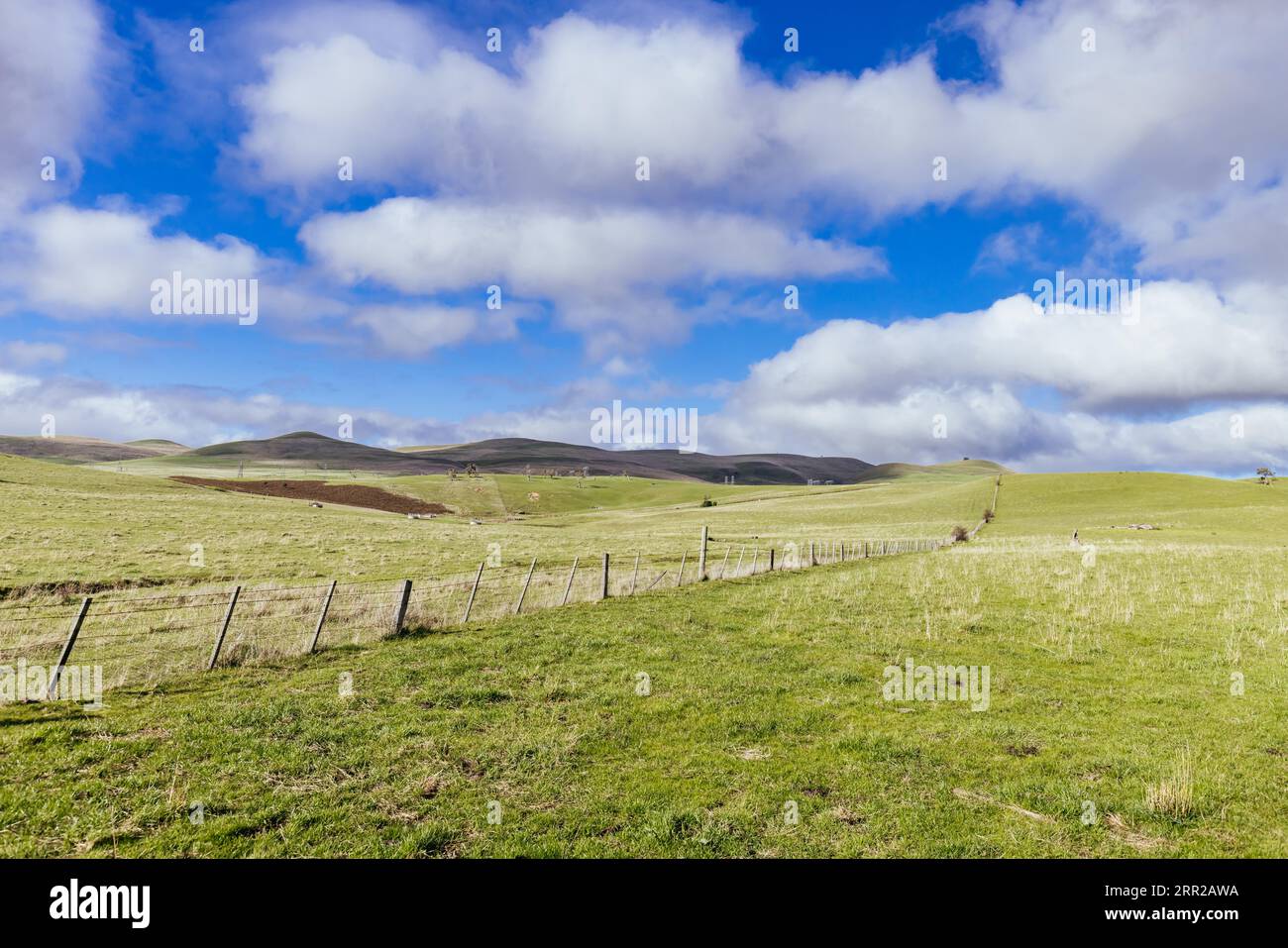 Springtime landscape in the Central Plateau Conservation Area near Ouse ...