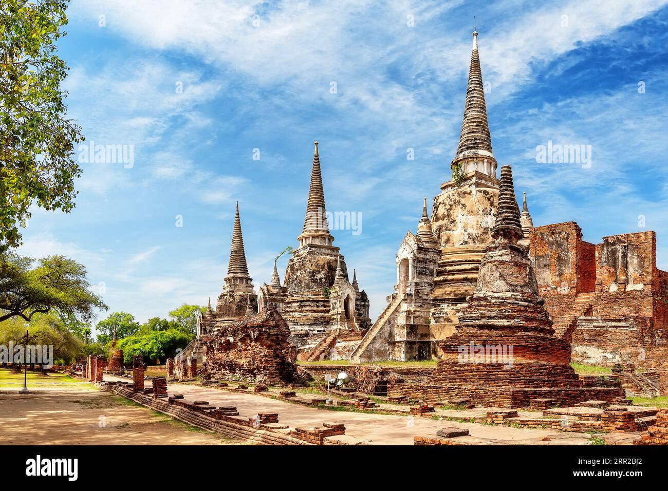 Wat Phra Si Sanphet temple is one of the famous temple in Ayutthaya ...