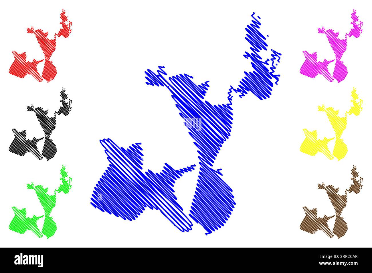 Lake Asfar (Kingdom of Saudi Arabia, KSA) map vector illustration ...