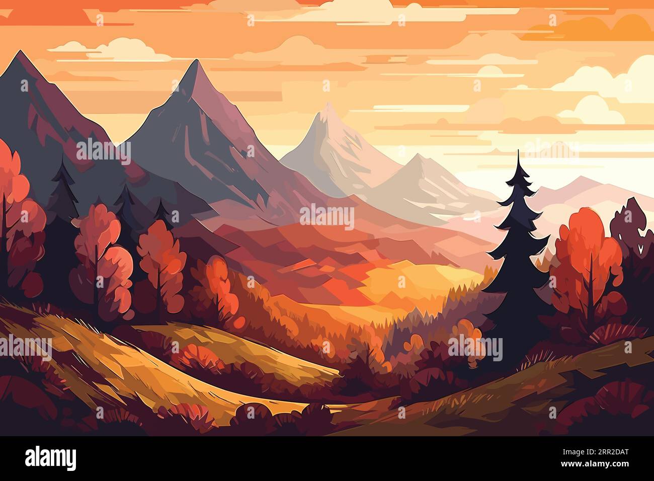 Computer landscape hi-res stock photography and images - Alamy