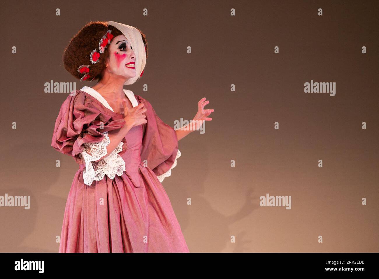 Actress Maria Jaimez performs during the presentation of the 'La Tuerta ...