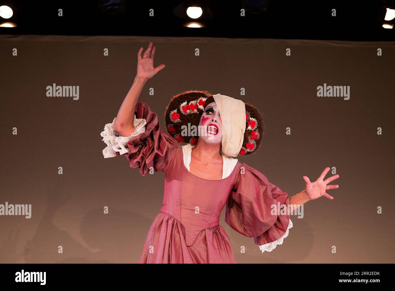 Actress Maria Jaimez performs during the presentation of the 'La Tuerta ...
