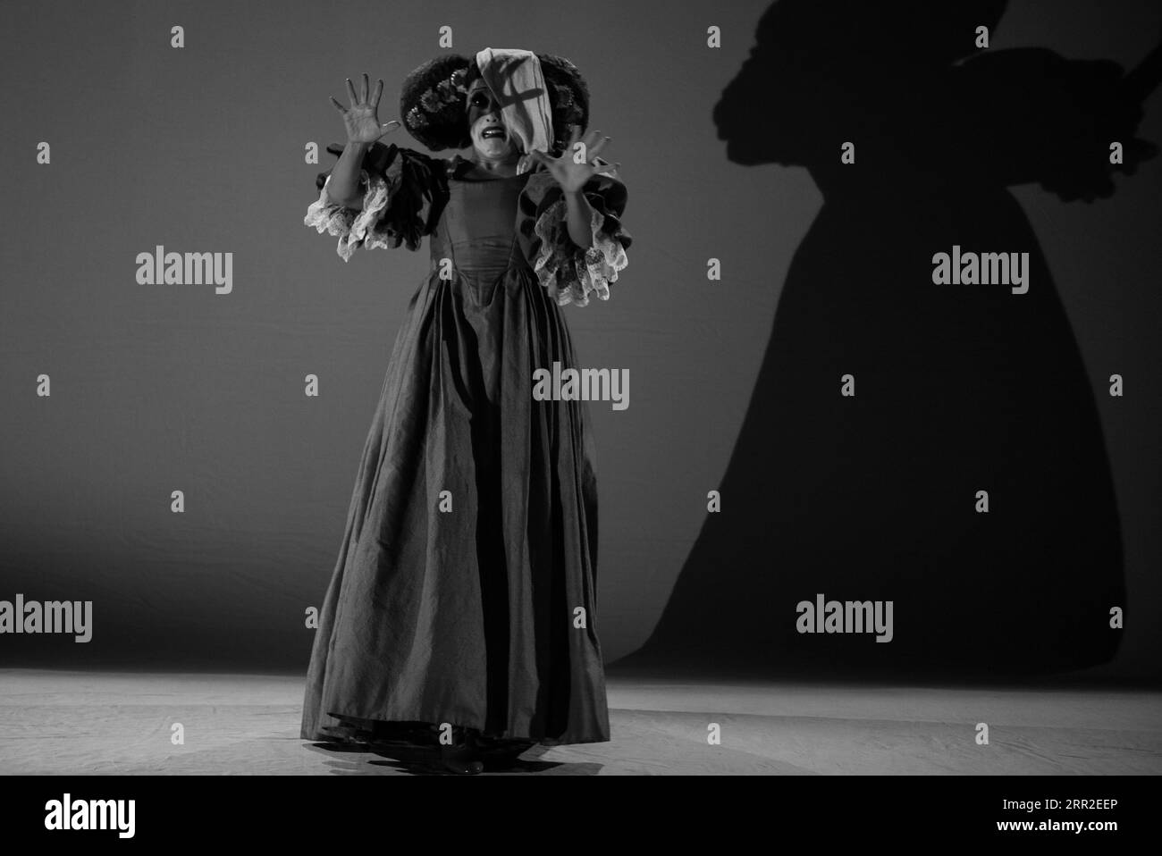 Actress Maria Jaimez performs during the presentation of the 'La Tuerta ...