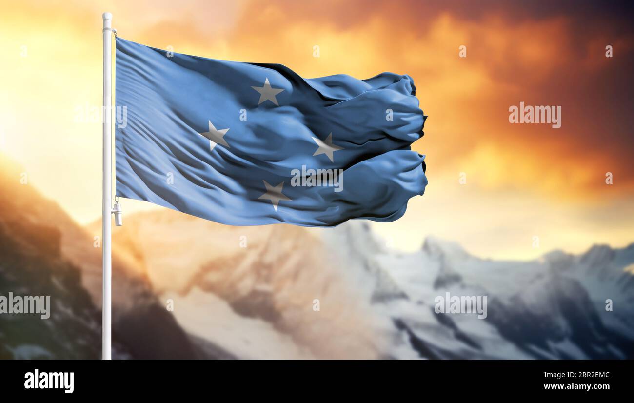 Germany micronesia flag hi-res stock photography and images - Alamy