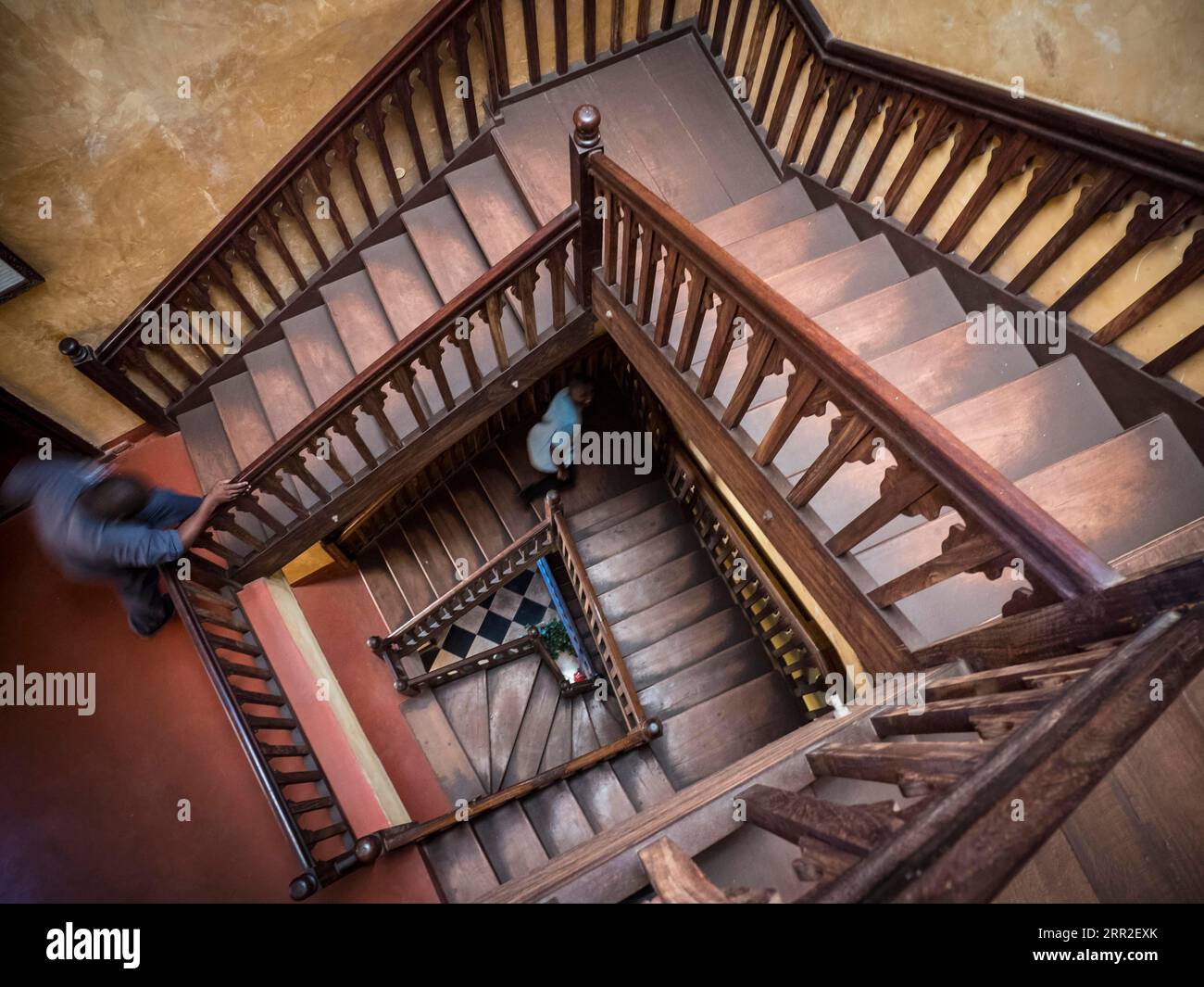 Old Spiral Staircase, Mizingani Seafront Hotel, Stone Town, Zanzibar ...
