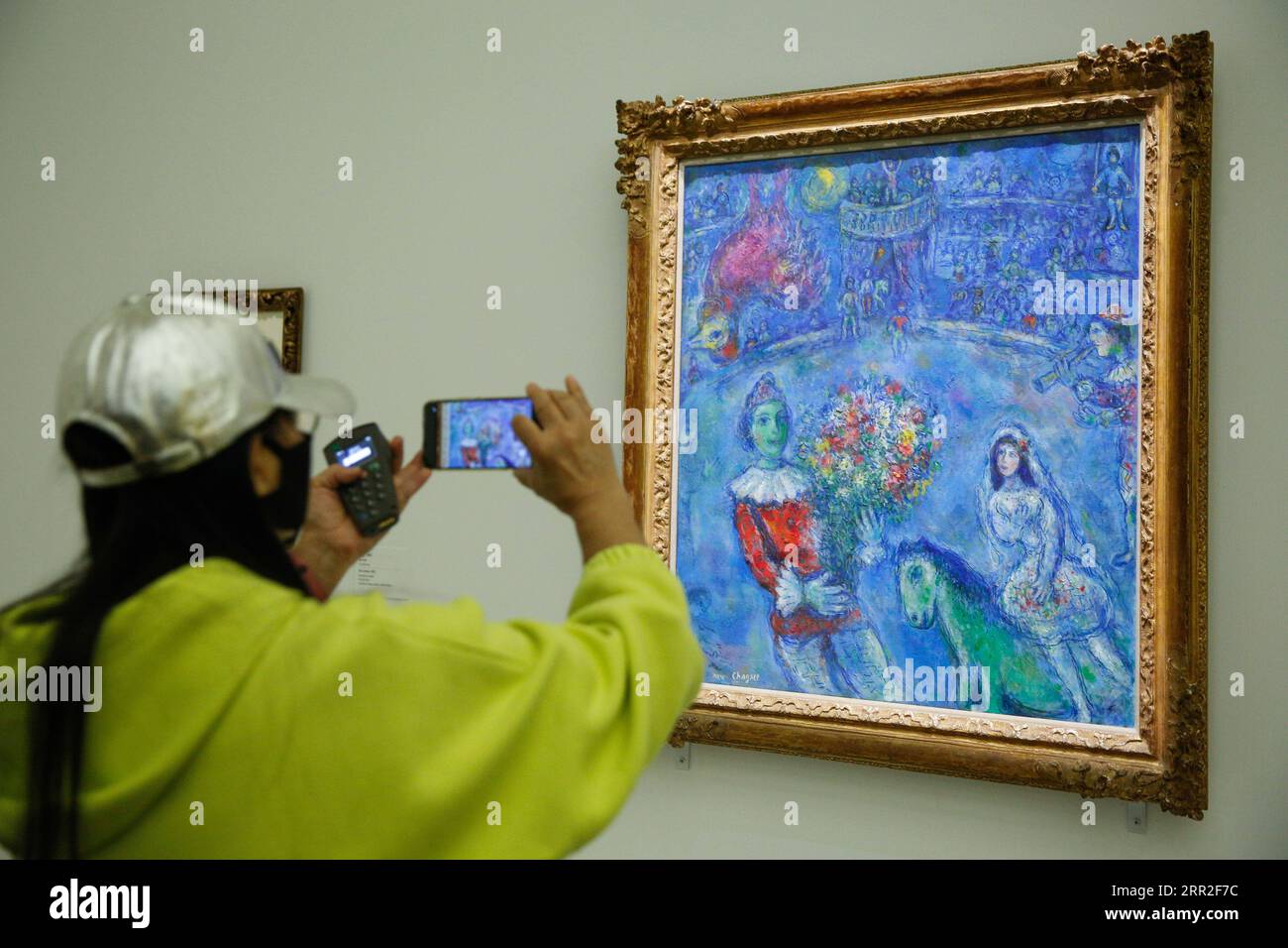 201011 -- BEIJING, Oct. 11, 2020 -- A visitor takes photos of a ...