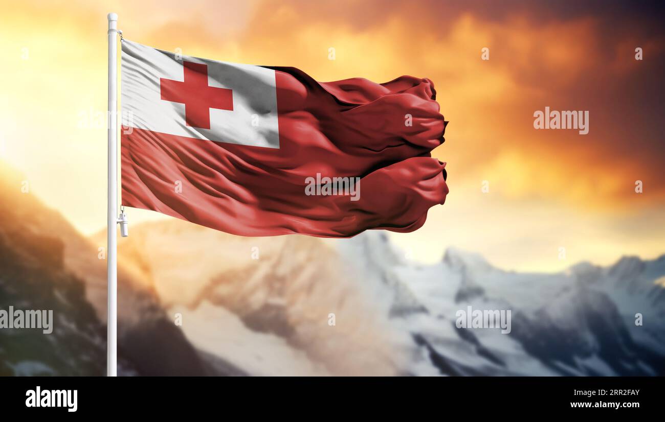 Italy tonga flag hi-res stock photography and images - Alamy