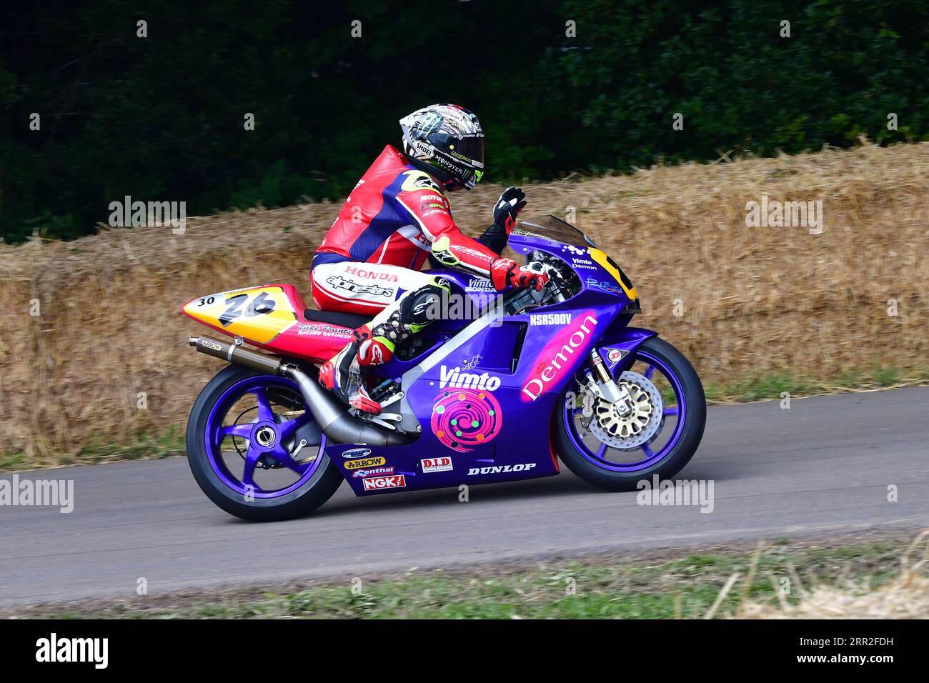 John McGuinness, Honda NSR500V, MotoGP Celebration, featuring some of ...