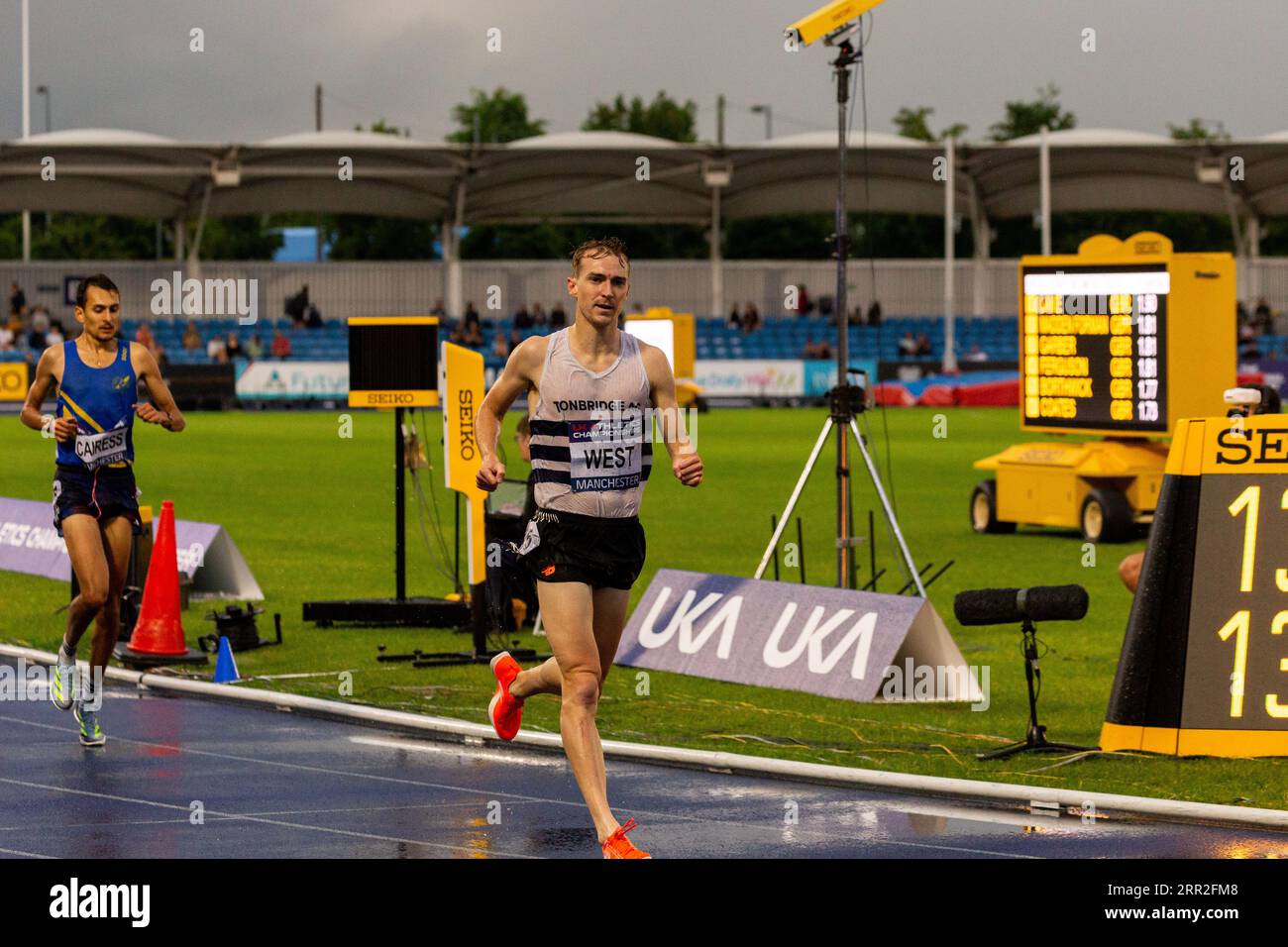 Uk Athletics Championships Manchester 2023 Men 5000m Final Stock Photo ...