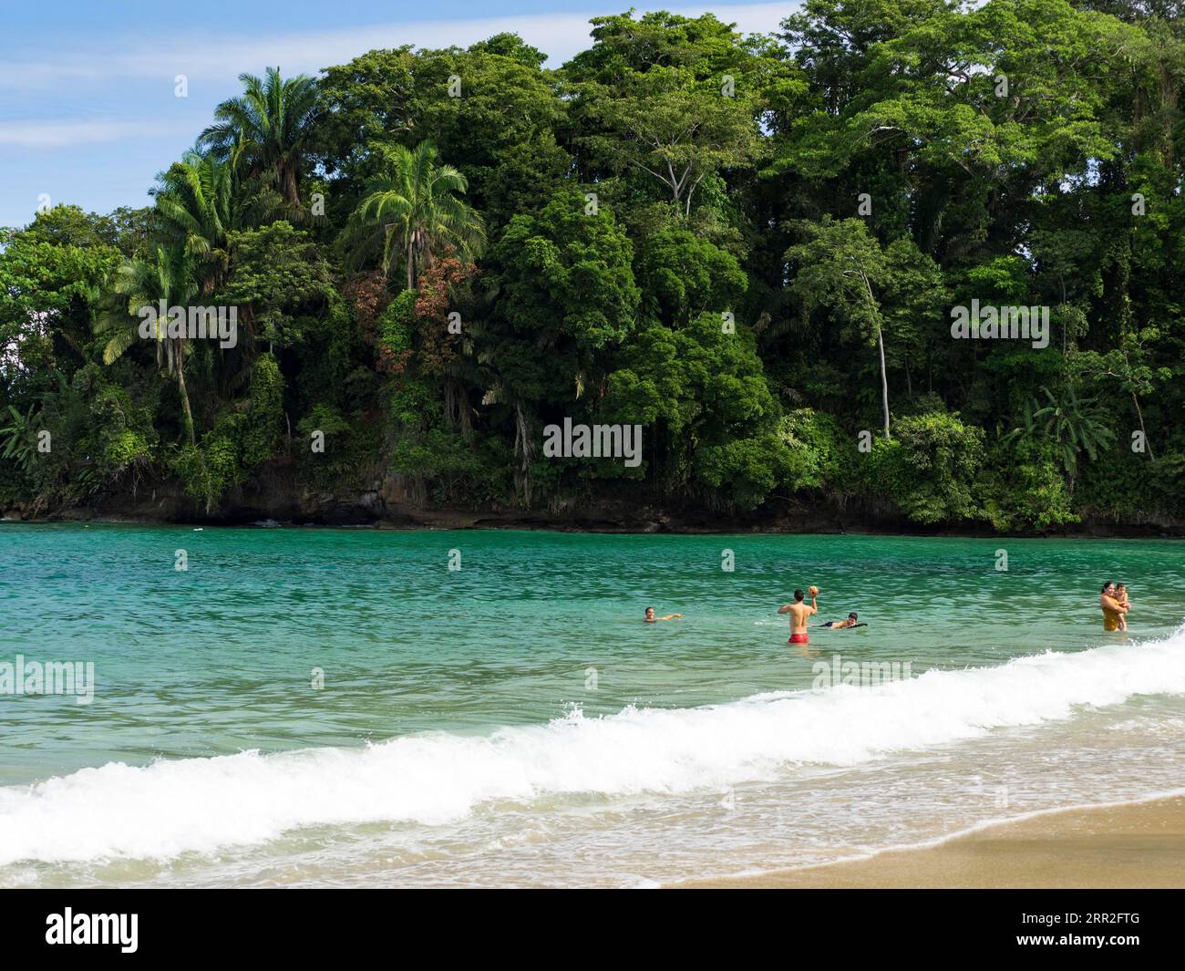 Caribbean Beach, Punta Uva, Puerto Viejo, Costa Rica Stock Photo - Alamy