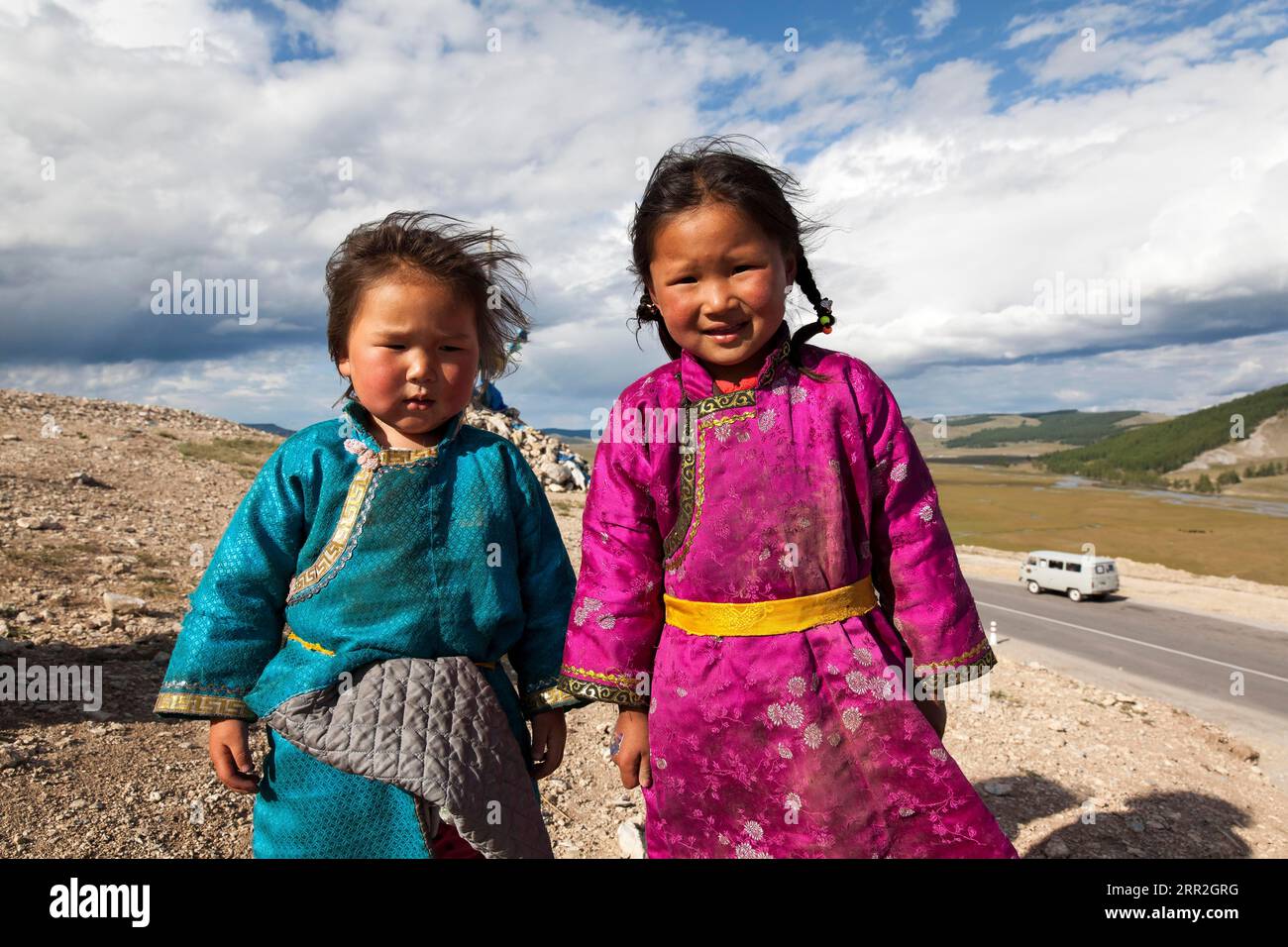 Cute Mongolian Children Mongolian Child Hi Res Stock Photography And