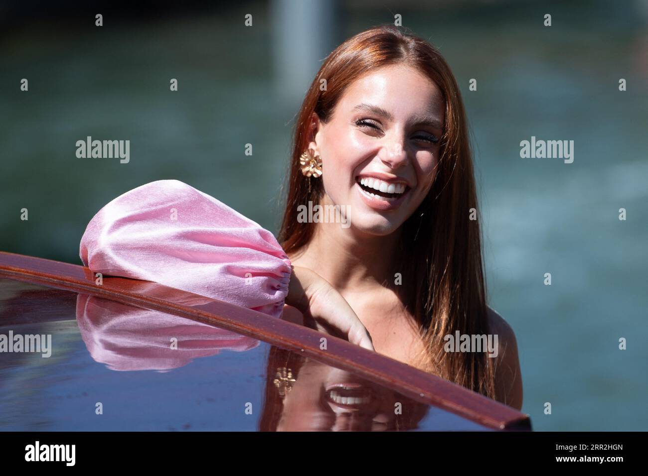 Venice, Italy. 06th Sep, 2023. Emily Pallini arriving at the Excelsior ...