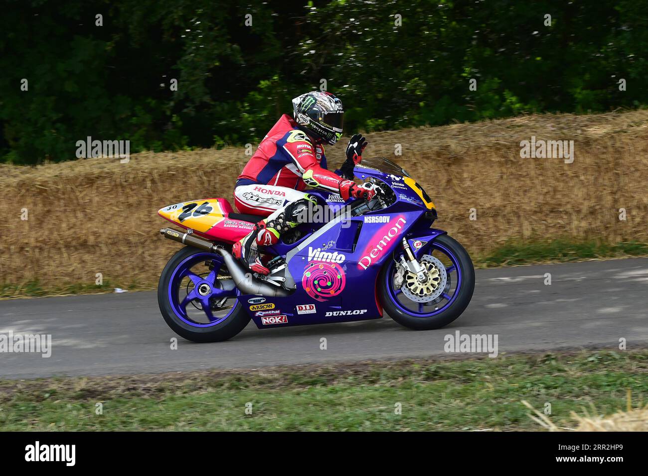 John McGuinness, Honda NSR500V, MotoGP Celebration, featuring some of ...