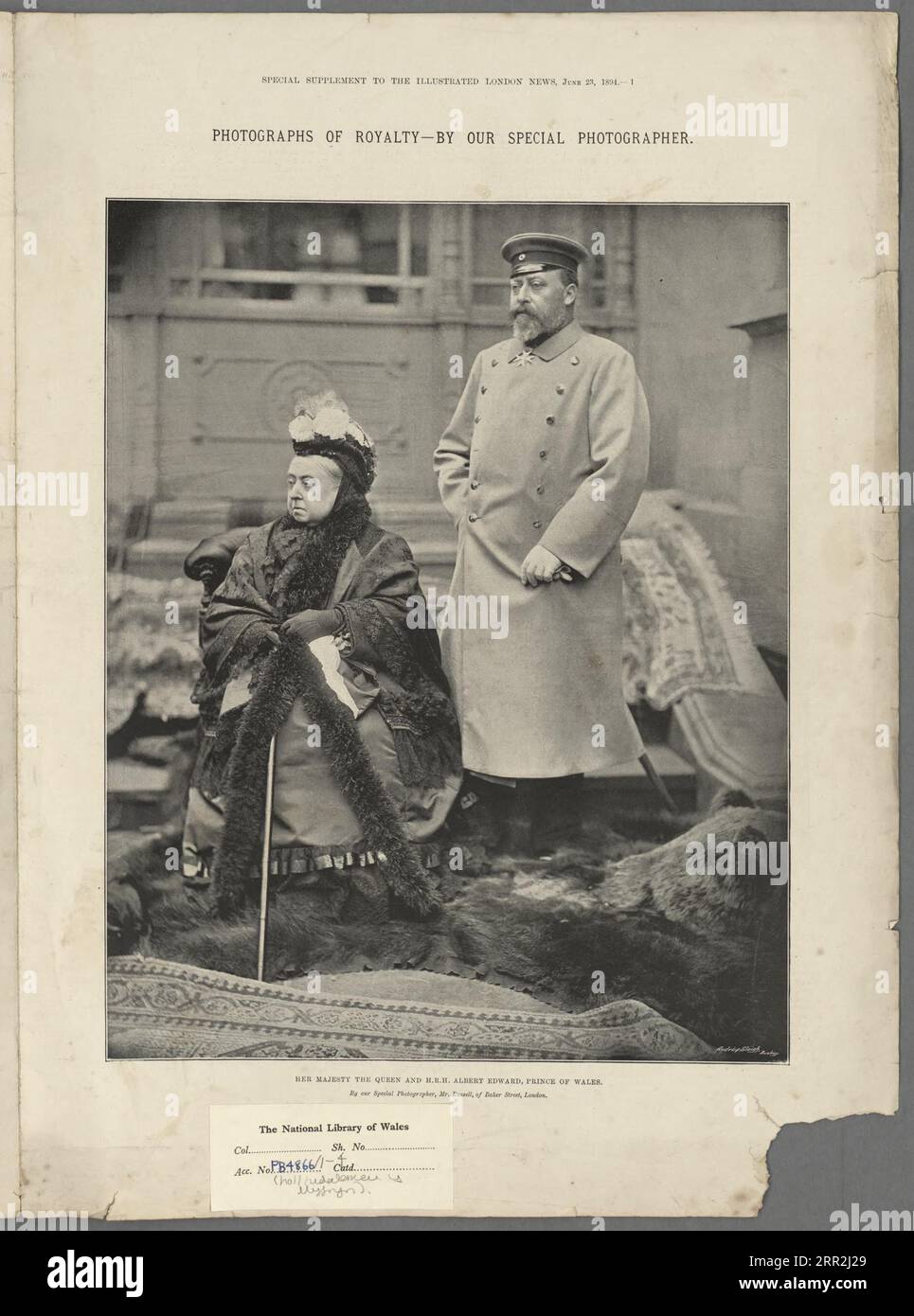 The funeral procession of Queen Victoria 1901 by Hal Hurst Stock Photo ...