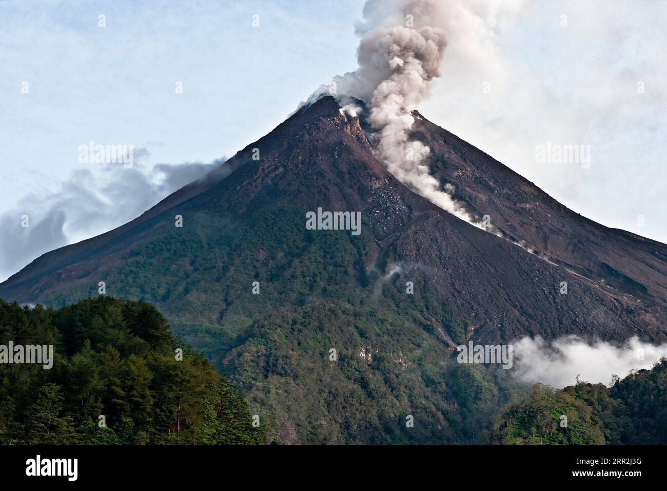Merapi Volcano, Java, Indonesia, Southeast Asia Stock Photo - Alamy