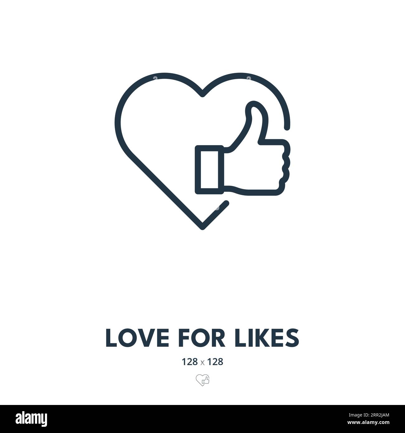 Love comment icon outline Stock Vector Images - Alamy