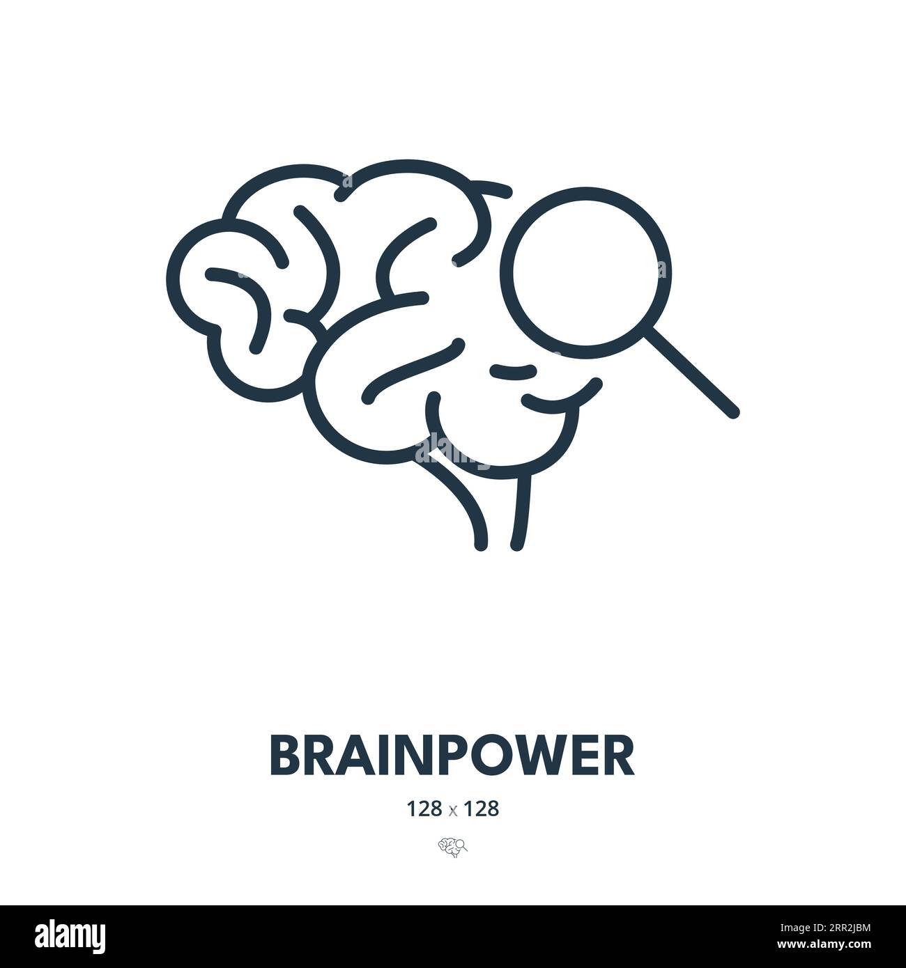 Symbol of intelligent Stock Vector Images - Alamy