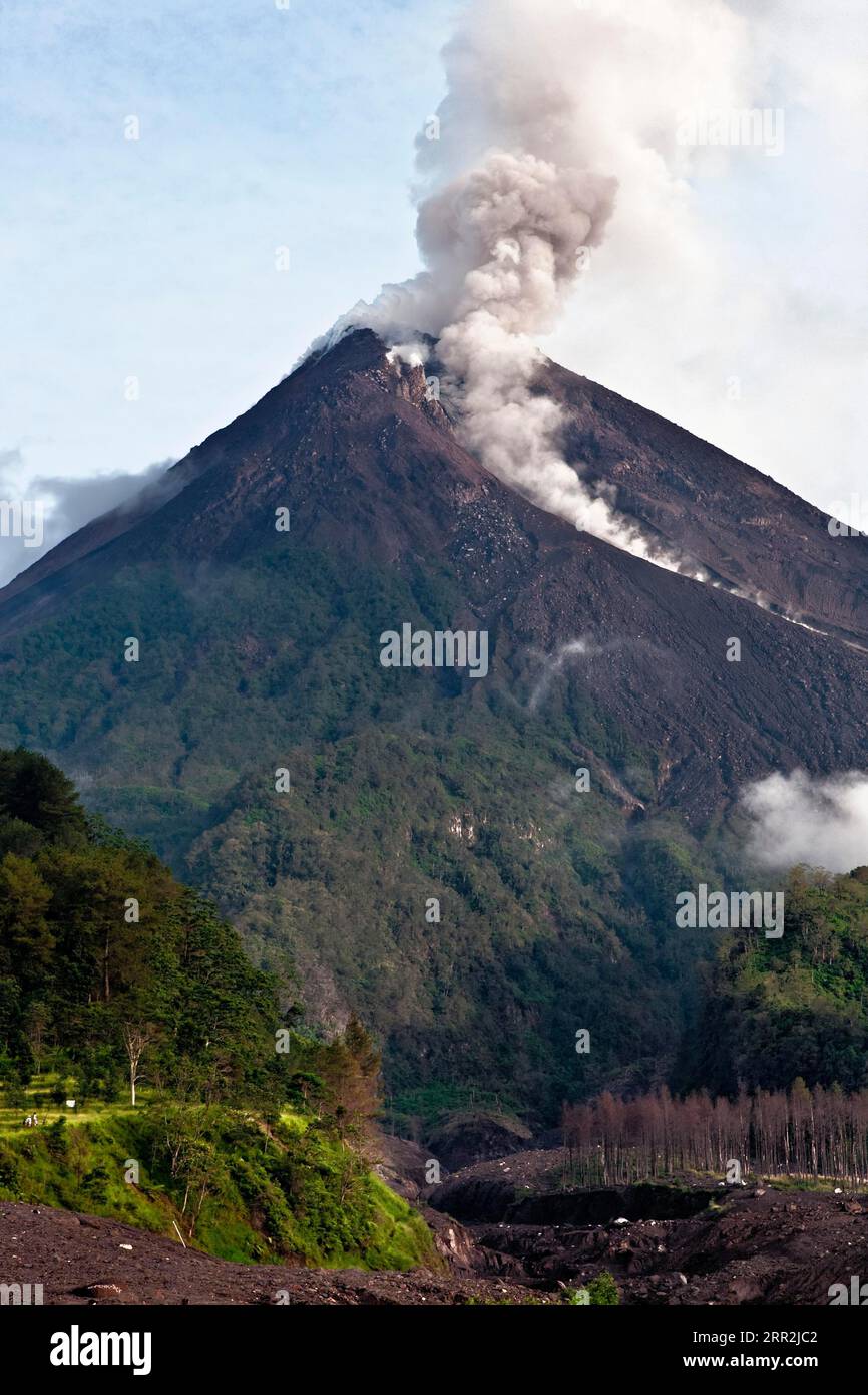 Merapi Volcano, Java, Indonesia, Southeast Asia Stock Photo - Alamy