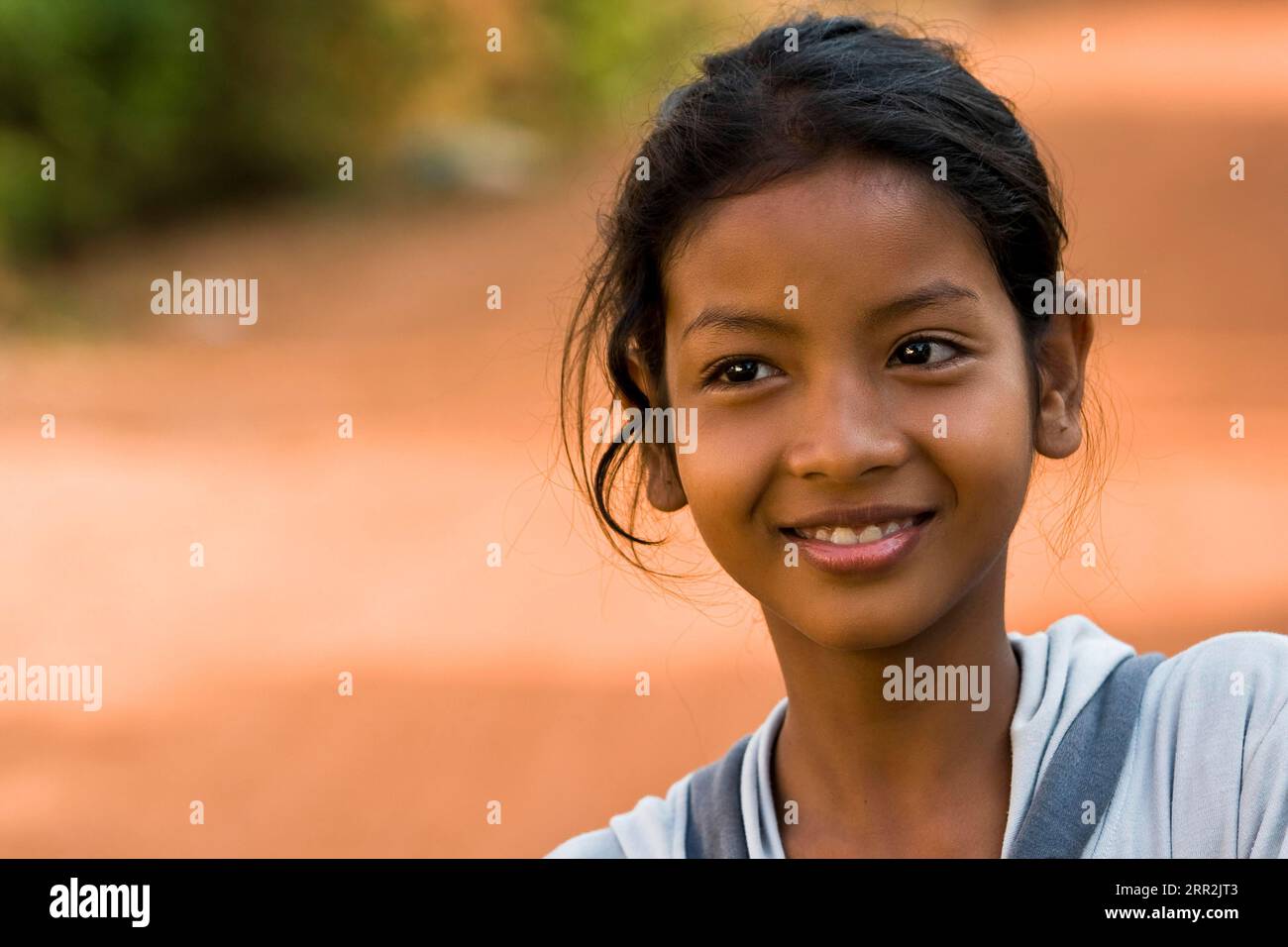 Girl, Portrait, Cambodia, Southeast Asia Stock Photo - Alamy