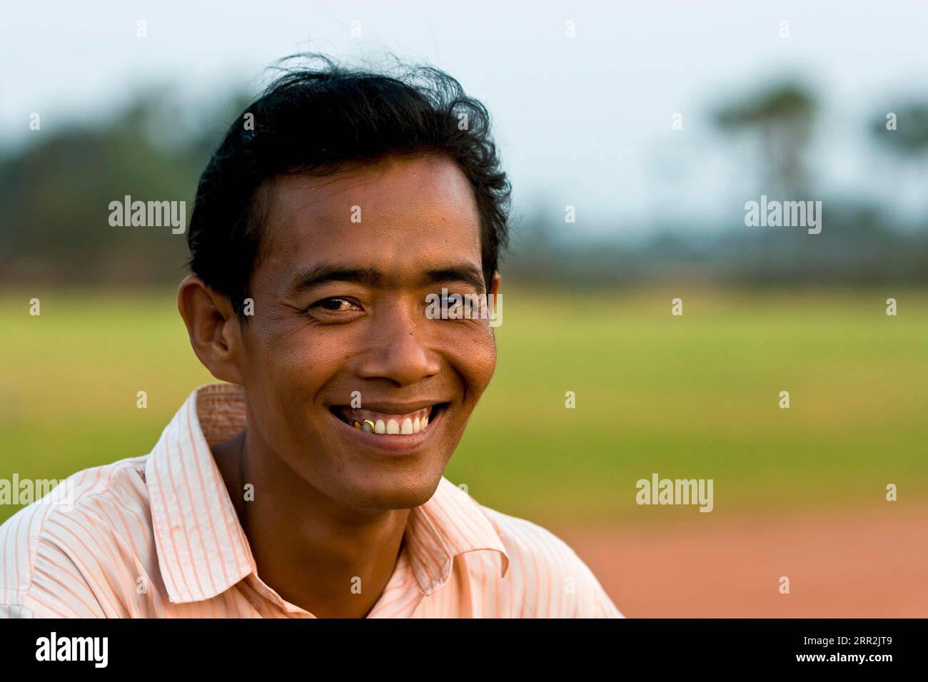 Man, Laughing, Portrait, Khmer, Cambodia, Southeast Asia Stock Photo ...