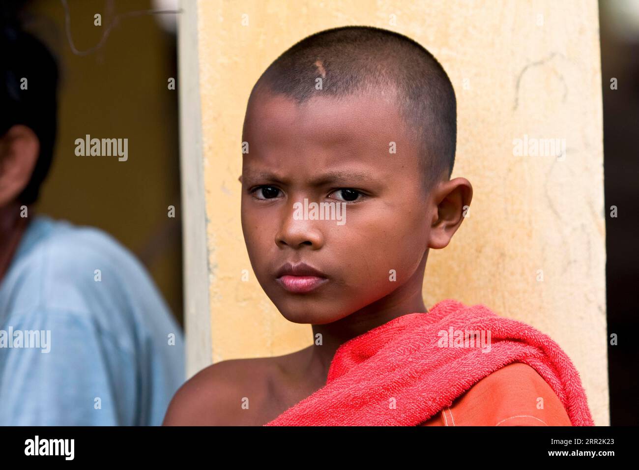 Novice, Portrait, Cambodia, Southeast Asia Stock Photo - Alamy