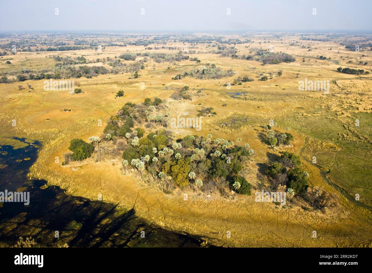 Okavango Delta, aerial view, Botswana Stock Photo - Alamy