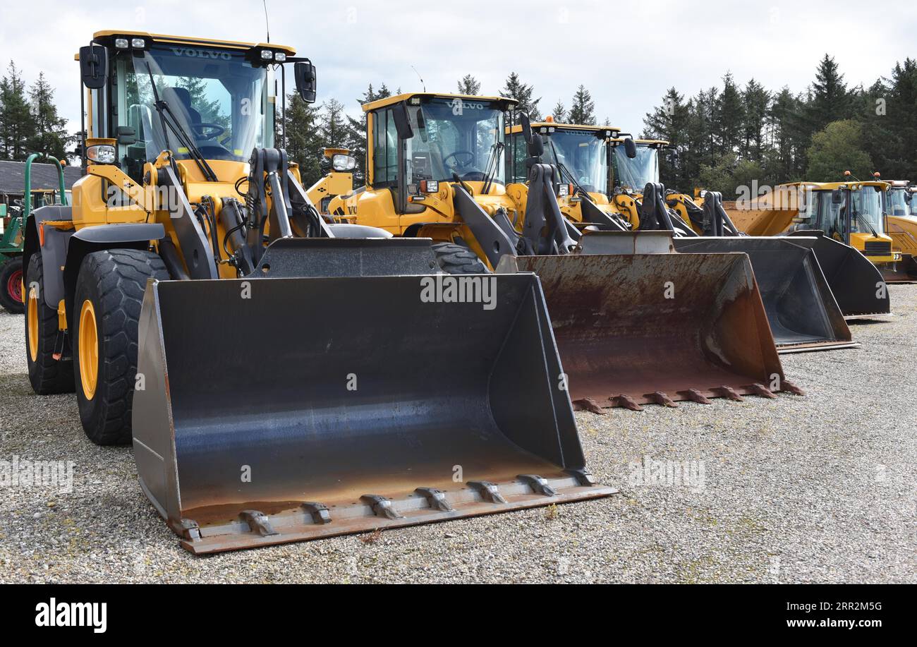 Wheel loader for the construction site Stock Photo - Alamy