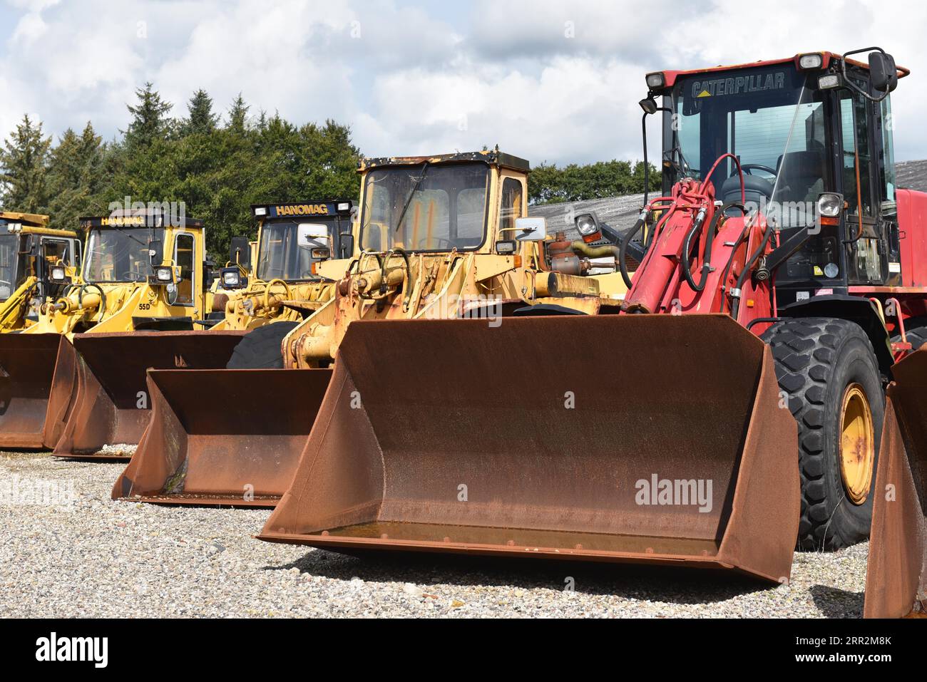 Wheel loader for the construction site Stock Photo - Alamy