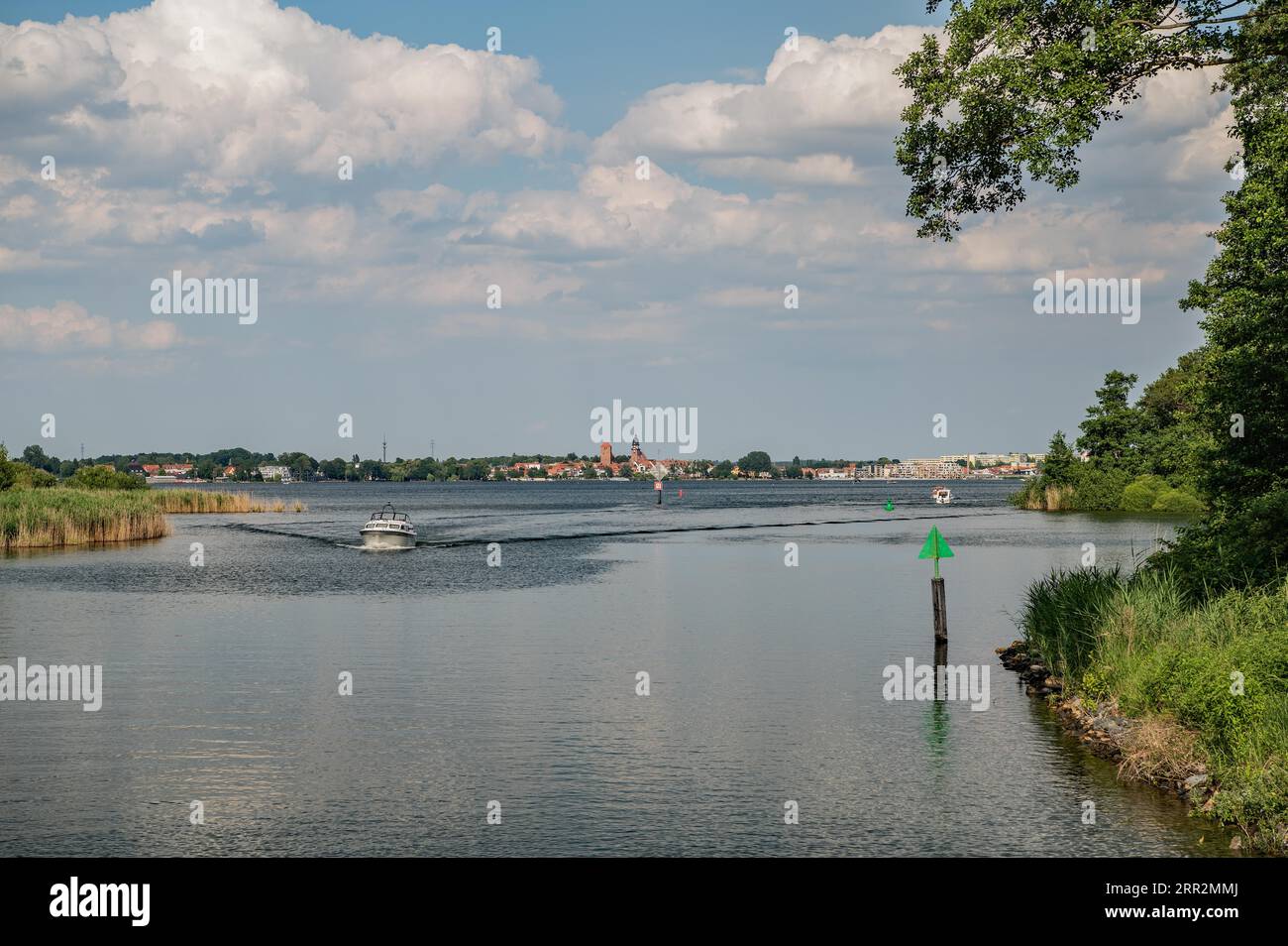 Port of Waren on the Mueritz Stock Photo - Alamy
