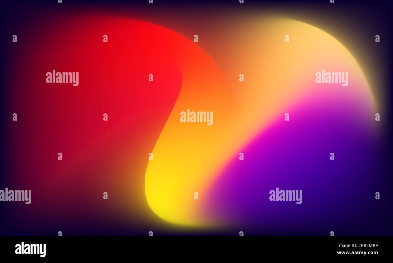 dark mesh color gradient background design with dynamic wave pattern ...