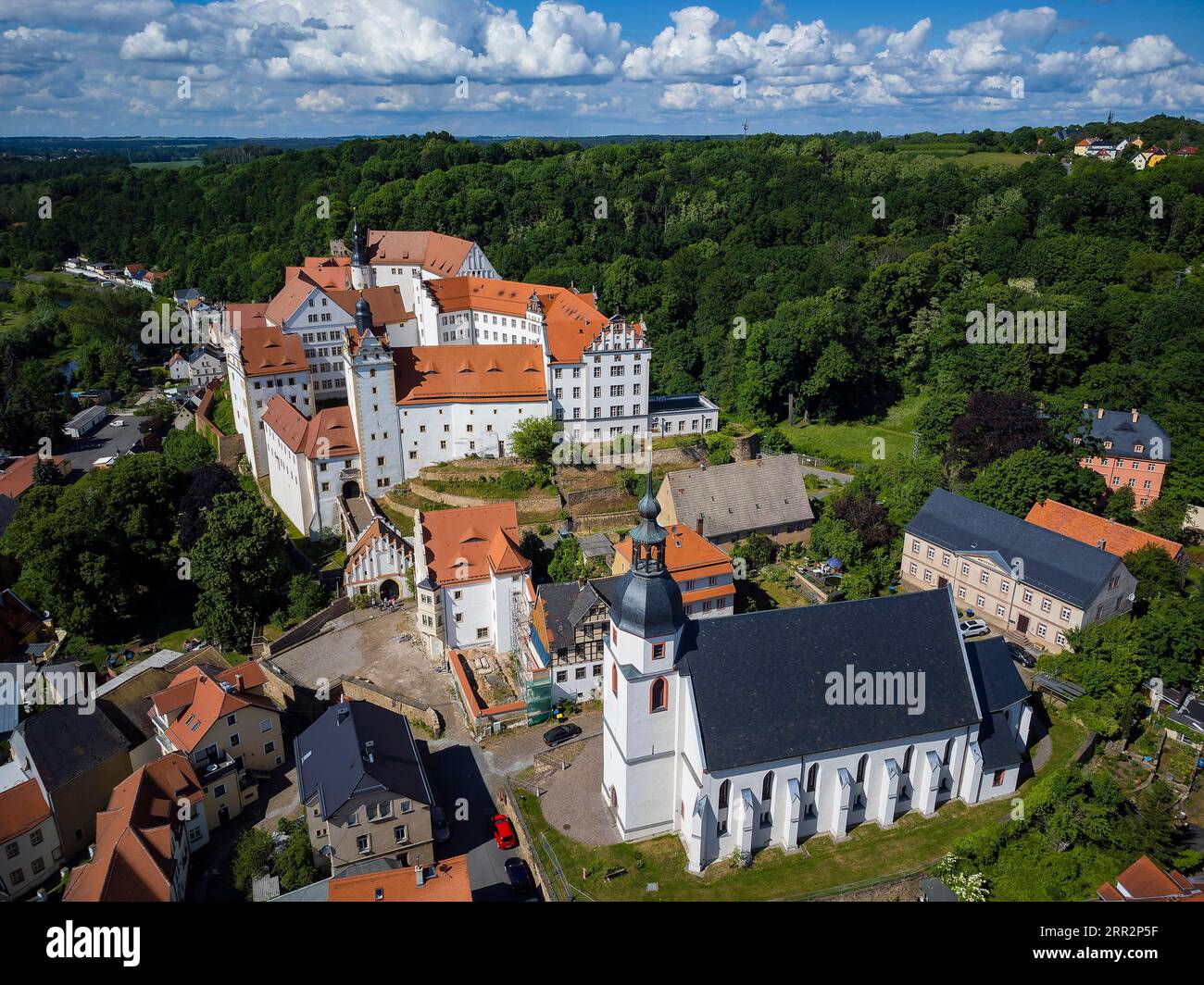 Colditz Castle on the Mulde Stock Photo - Alamy