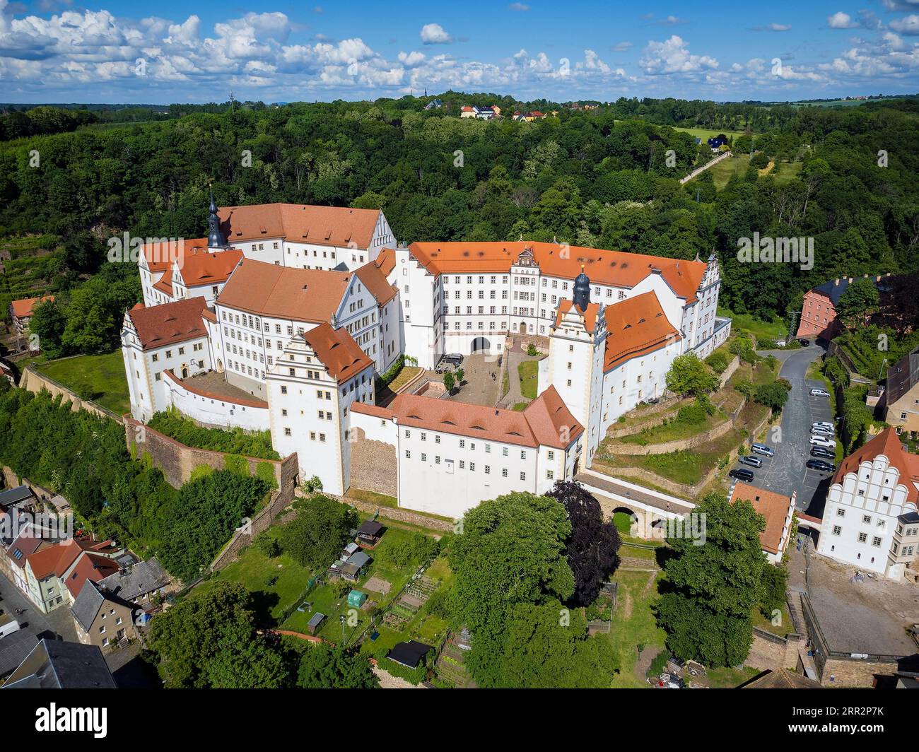 Colditz Castle on the Mulde Stock Photo - Alamy