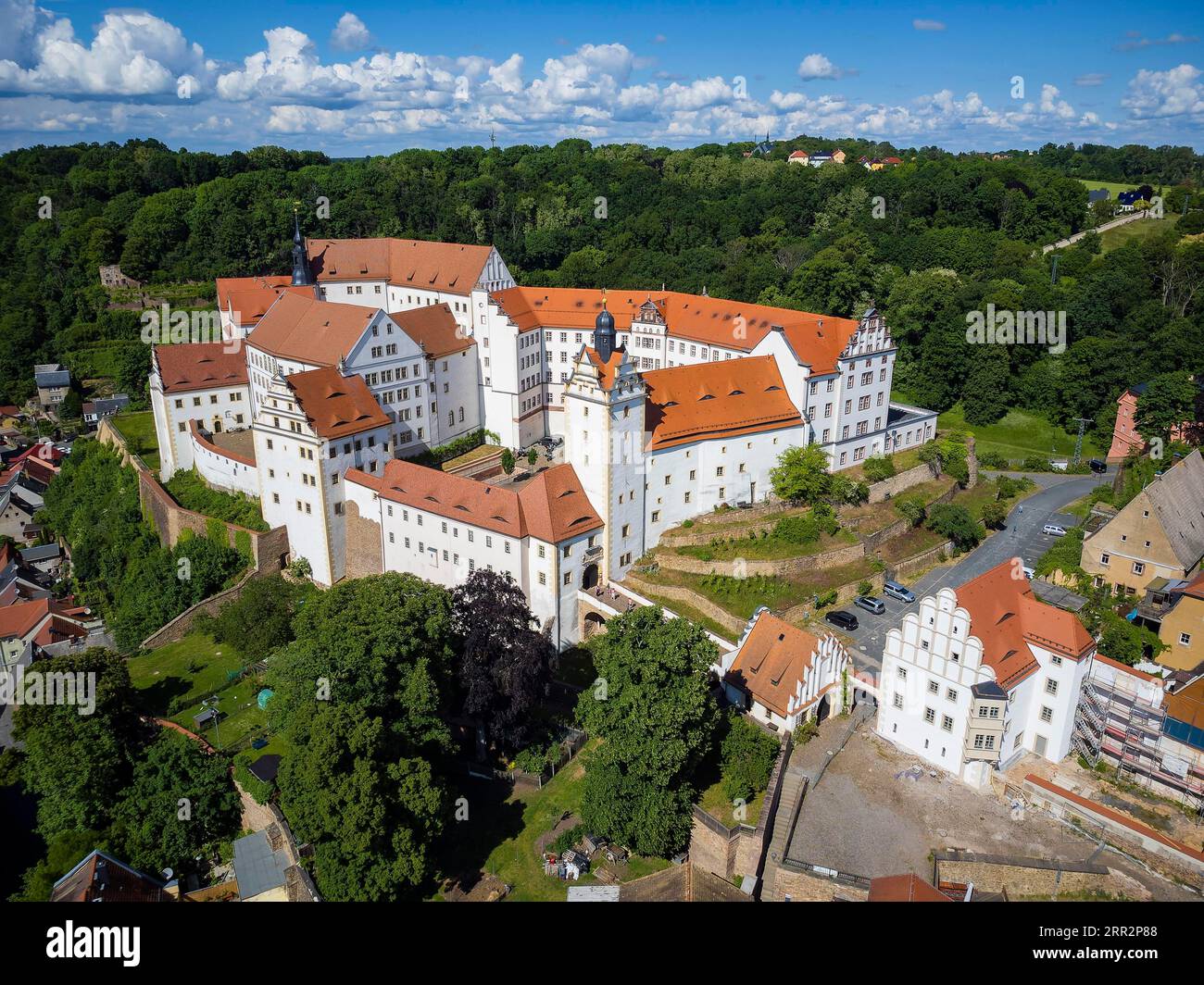 Colditz Castle on the Mulde Stock Photo - Alamy