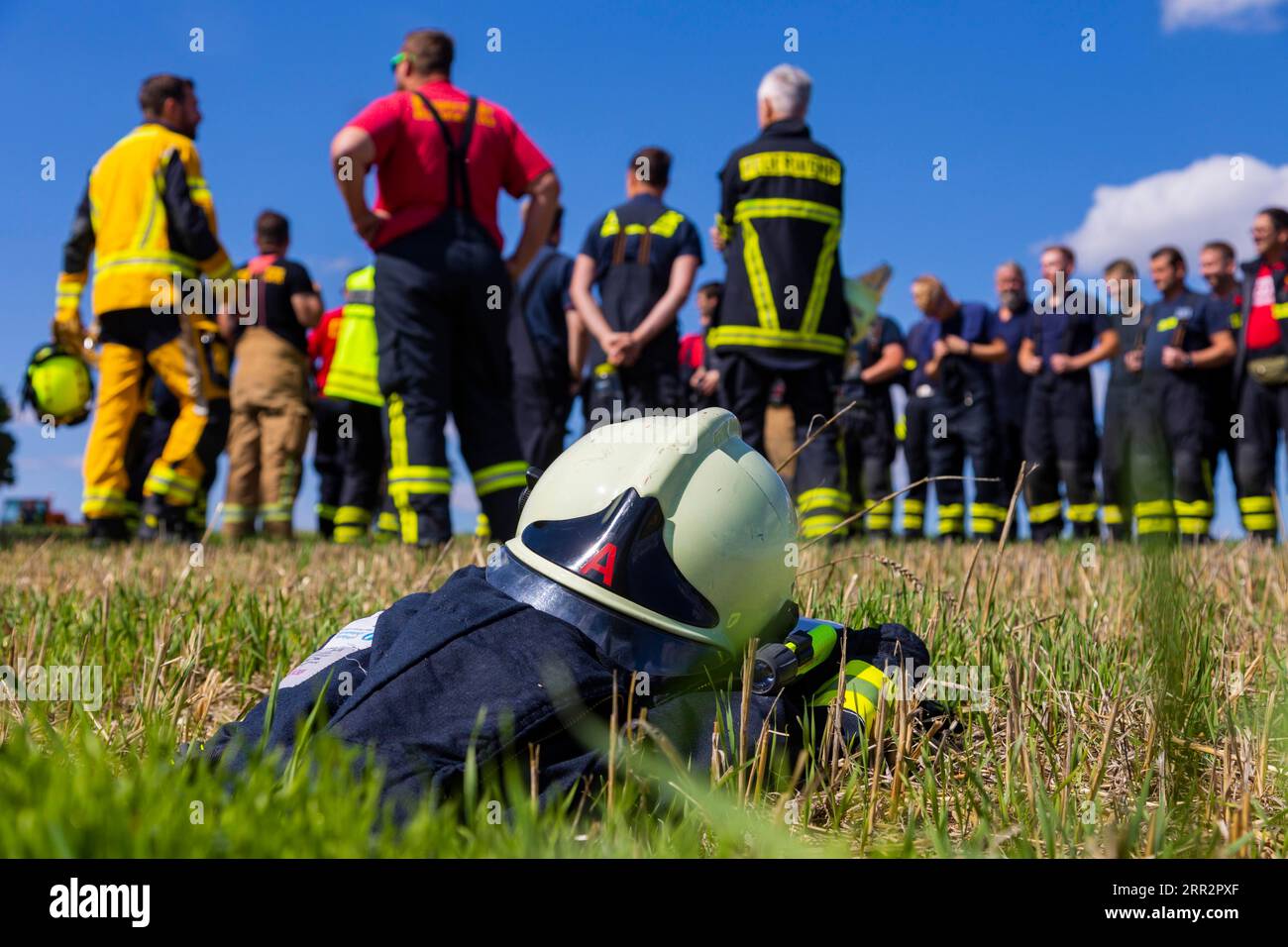 During controlled field fires, the firefighters were able to test ...