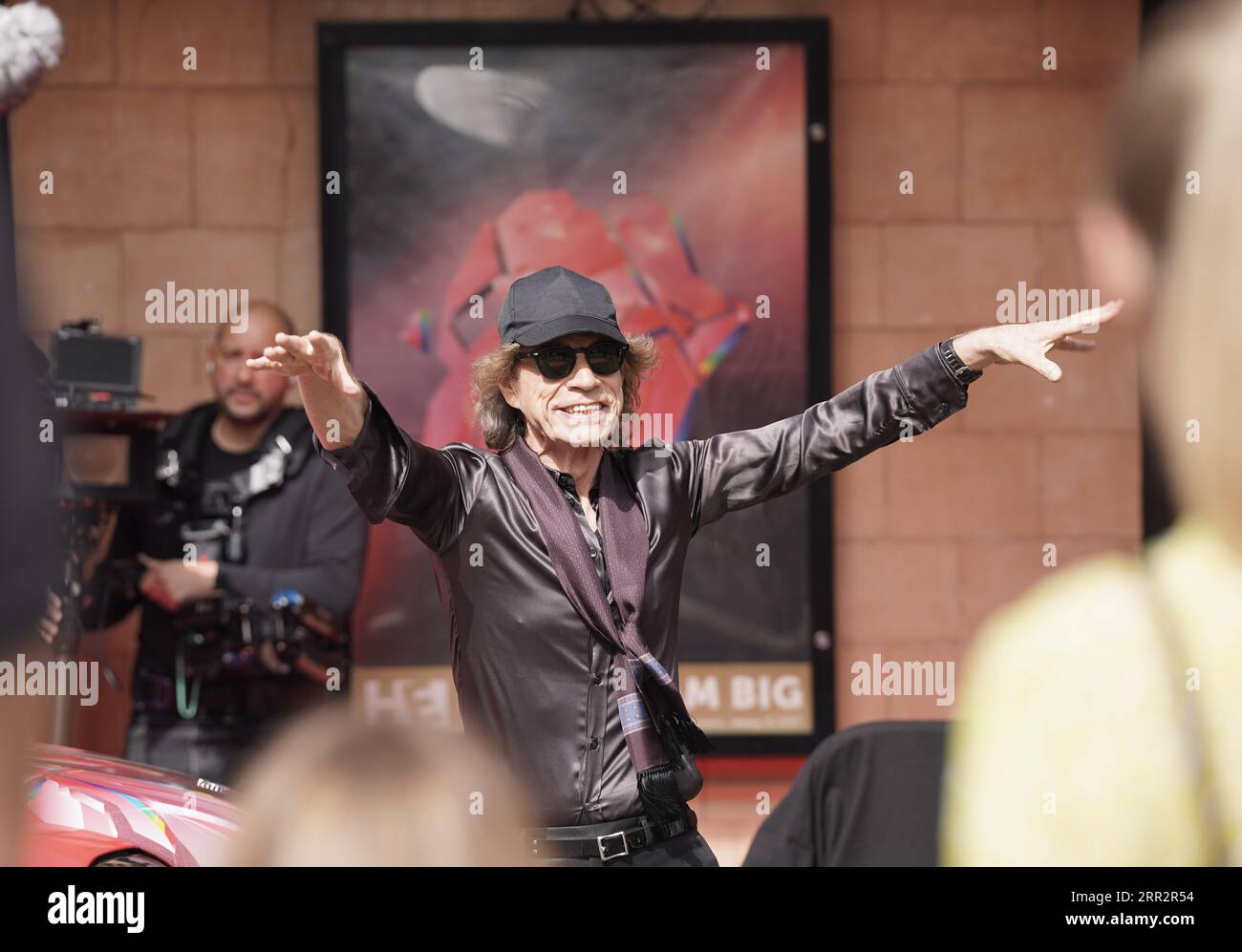 Sir Mick Jagger arrives at the Rolling Stones Hackney Diamonds launch ...