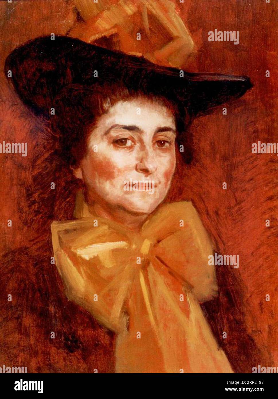 Self-portrait 1 January 1900 by Anna Gildemeester Stock Photo - Alamy