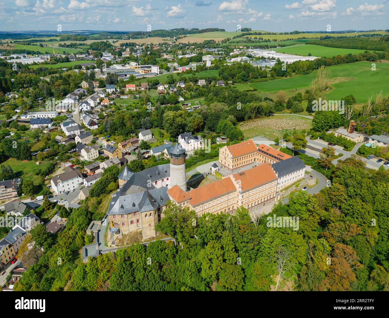Voigtsberg Castle, later called Voigtsberg Castle, is a typical hilltop ...