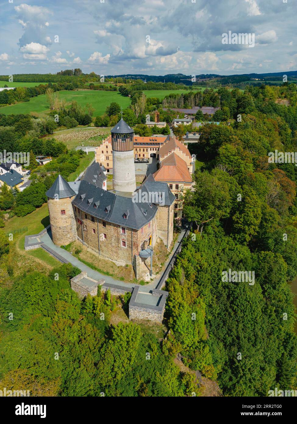 Voigtsberg Castle, later called Voigtsberg Castle, is a typical hilltop ...