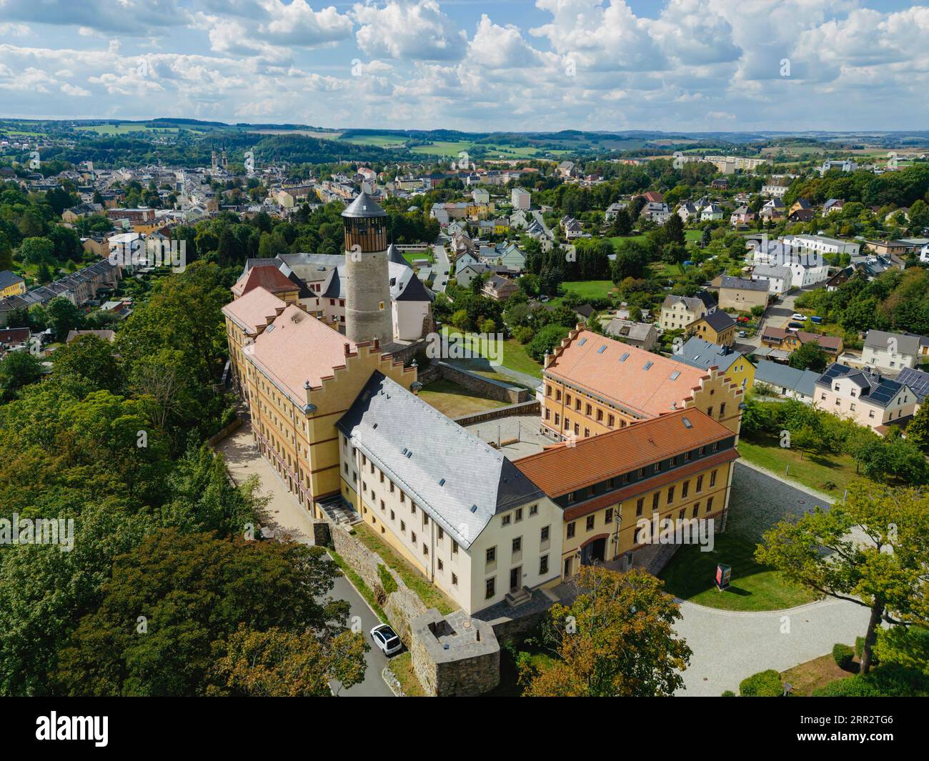 Voigtsberg Castle, later called Voigtsberg Castle, is a typical hilltop ...