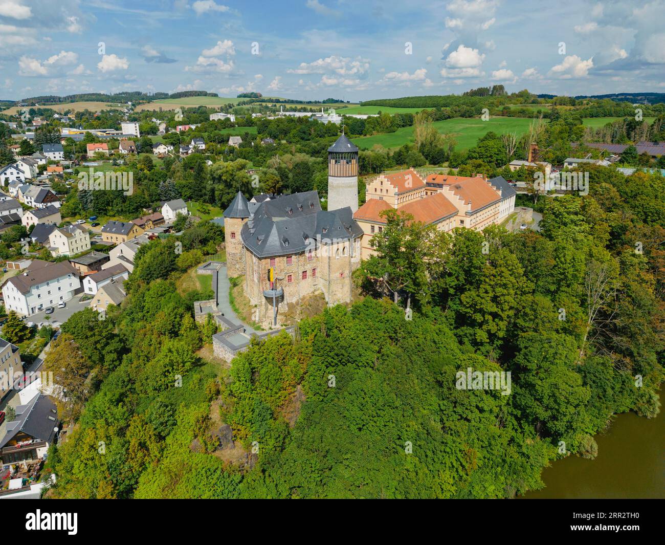 Voigtsberg Castle, later called Voigtsberg Castle, is a typical hilltop ...