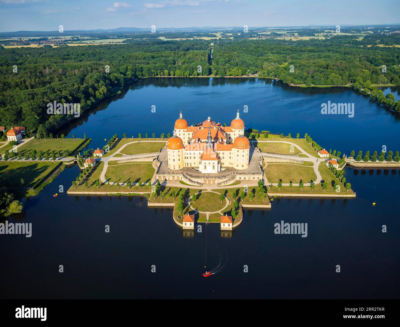 Moritzburg castle high angle hi-res stock photography and images - Alamy