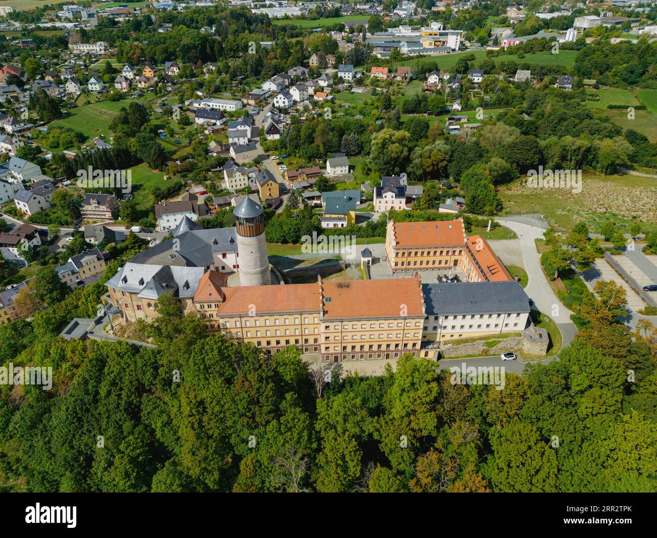 Voigtsberg Castle, later called Voigtsberg Castle, is a typical hilltop ...