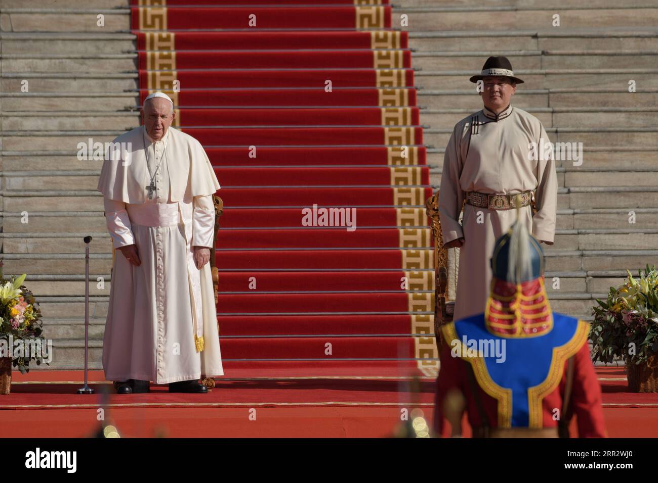Ulaanbaatar, Mongolia. 2nd Sep 2023. President Khurelsukh Ukhnaa ...